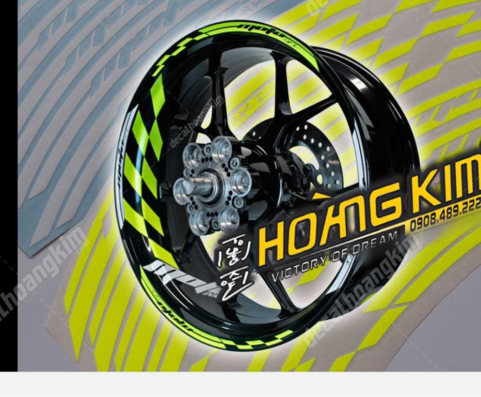 Tem Dán Mâm Xe CR500F - TDM007
