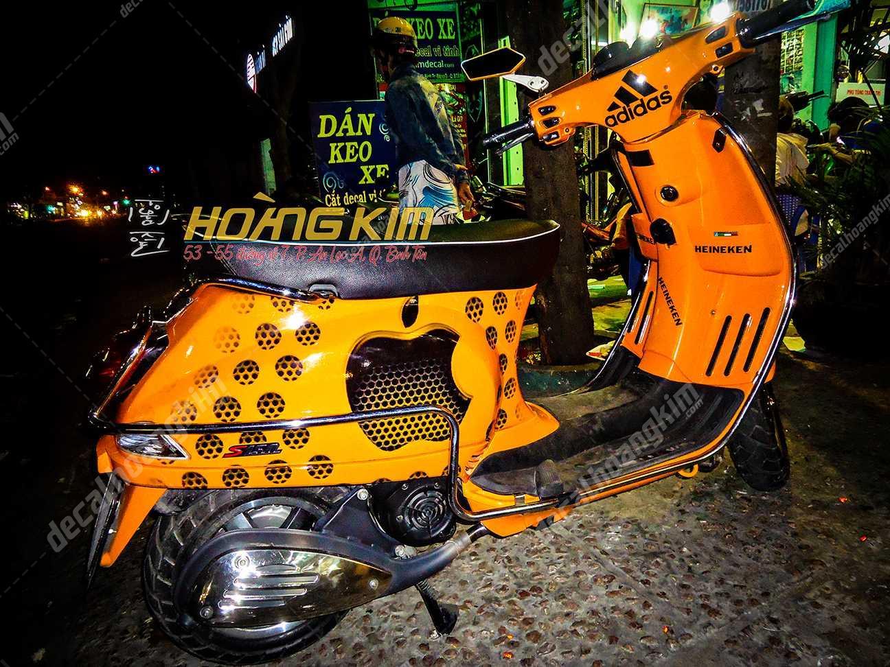 Tem Xe Vespa LX Ẩn Tượng Và Sang Trọng | Decal Hoàng Kim