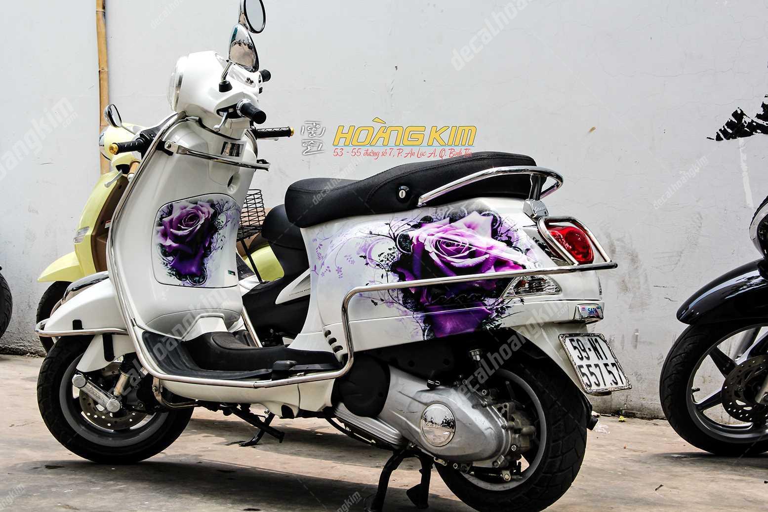 Tem Xe Vespa LX Ẩn Tượng Và Sang Trọng | Decal Hoàng Kim