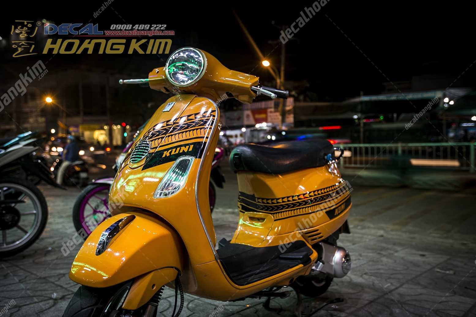 Tem Xe Vespa LX Ẩn Tượng Và Sang Trọng | Decal Hoàng Kim